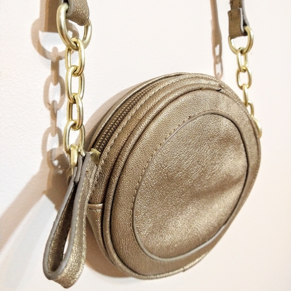 The Limited | Bags | The Limited Unique Circular Crossbody Gold Purse ...